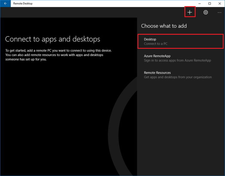 How to use Remote Desktop to Connect to a Windows 10 PC