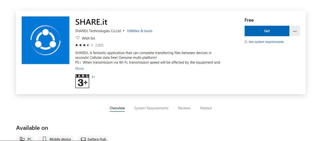 Download SHAREit for PC [Use on Windows 10/8/7] - Richannel