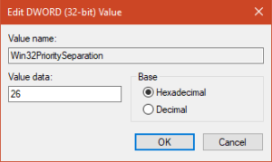 Win32PrioritySeparation: Best Settings to Tweak it - Richannel