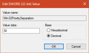Win32PrioritySeparation: Best Settings to Tweak it - Richannel
