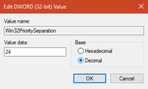 Win32PrioritySeparation: Best Settings to Tweak it - Richannel