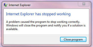 Internet Explorer Has Stopped Working [FIXED] - Richannel